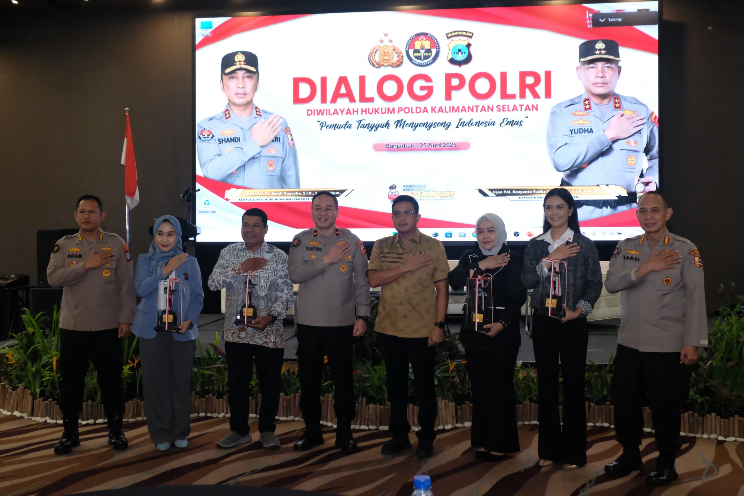 Dialog Publik Div Humas Polri di Polda Kalsel, Angkat Tema "Pemuda ...